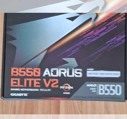 Материнская плата gigabyte b550 aorus elite v2