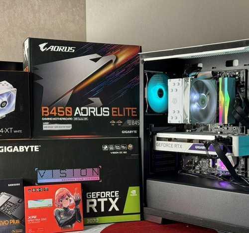 Игровой пк RTX 3070/Ryzen 5 5600/16Ram/SSD512