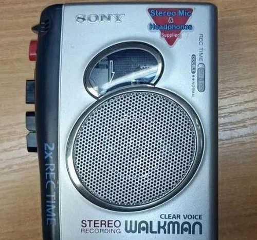 Кассетный плеер Sony TCS-30D walkman пишущий