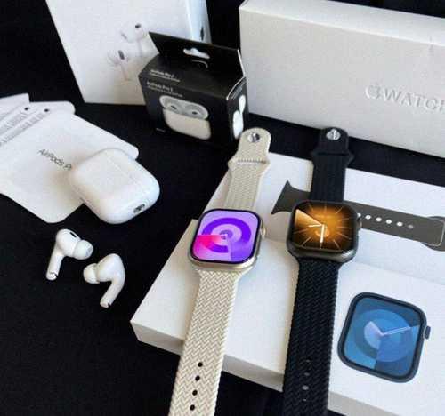 Apple watch 9 ini 38mm   AirPods PRO 2