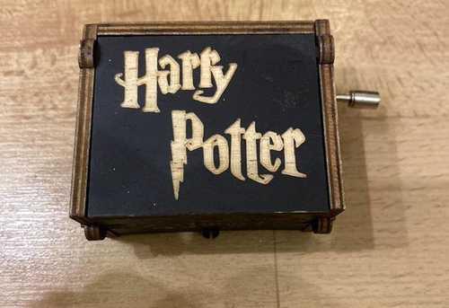Деревянная музыкальная шкатулка Гарри Поттер