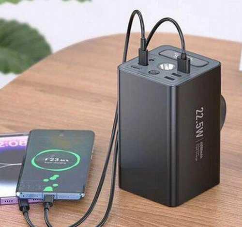 Зарядка hoco J138 60000 mAh, мгновенная зарядка