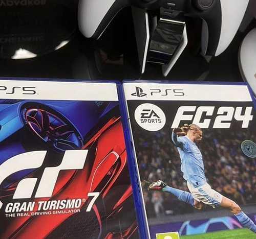 Продам игры для PS 5 FIFA 24 GT7