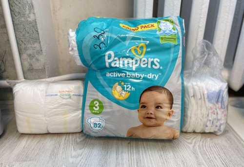 Подгузники pampers 3