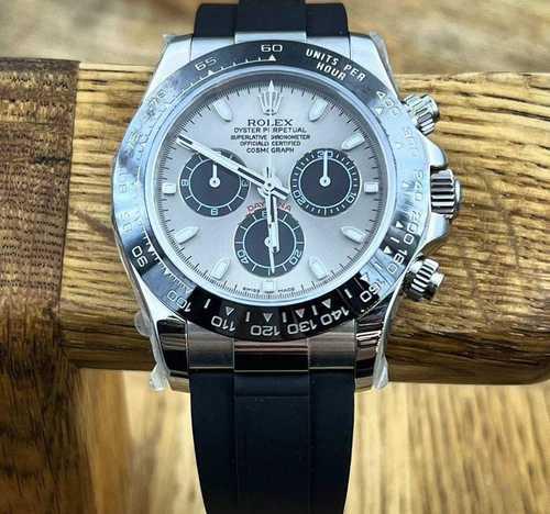 Часы Rolex Daytona ремешок каучук мужские