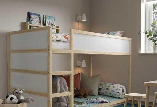 Детская кровать чердак Кюра IKEA 2 штуки