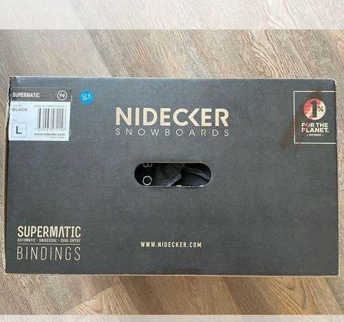 Крепления для сноуборда Nidecker Supermatic (L)