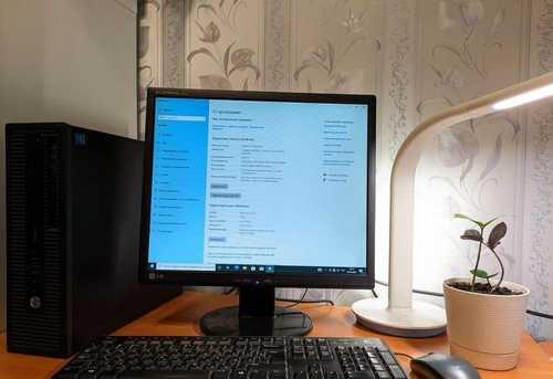 Компьютер HP Prodesk 600 G1 с монитором