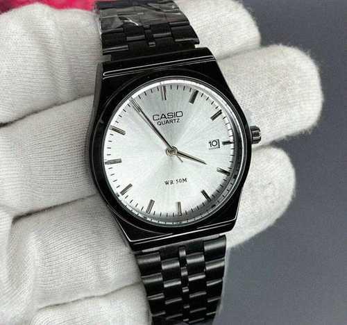 Наручные часы Casio MTP 38мм чёрные (Арт.84053)