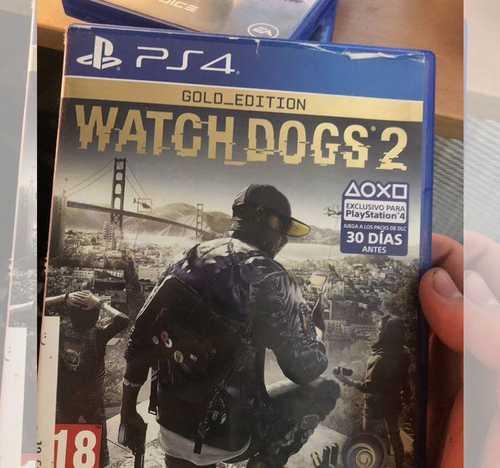 Диски на ps4 (watch dogs 2 premium)