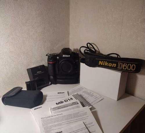 Nikon D600 Body (пробег 40тыс)