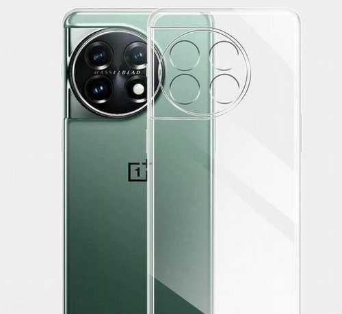Чехол силиконовый прозрачный TPU для OnePlus 11 5G