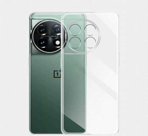 Чехол силиконовый прозрачный TPU для OnePlus 11 5G