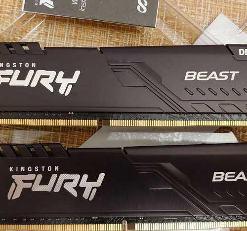 Оперативная память 32Gb DDR4 3600MHz Kingston Fury