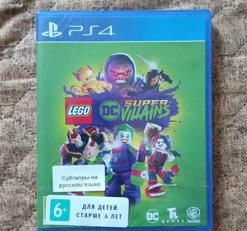 Lego DC Super-Villains ps4 новый