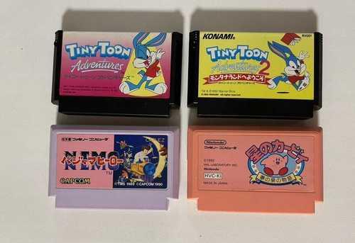 Картиджи Famicom Лот №5 Little Nemo, Tiny Toon