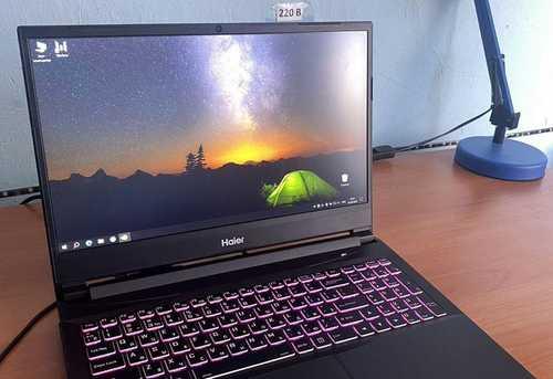 Игровой ноутбук 15.6" Haier GG1502XD, 512 ГБ, Core i5-11400H, RAM 16 ГБ, GeForce RTX 3050 Ti 4 ГБ