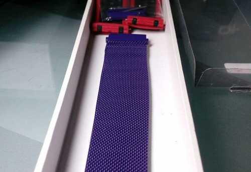 Ремешок металл Huawei watch purple фиол