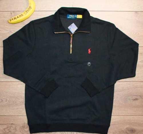 Polo Ralph Lauren джемпер полузамок черный (Арт.52769)