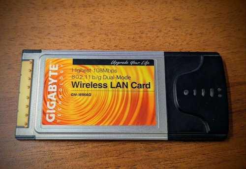 Pcmcia Wireless LAN Card GN-wmag WiFi