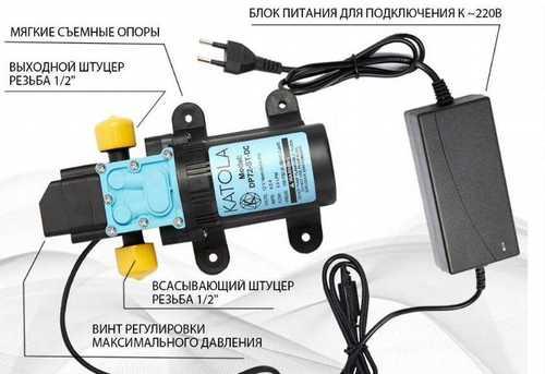 Мембранный насос высокого давления