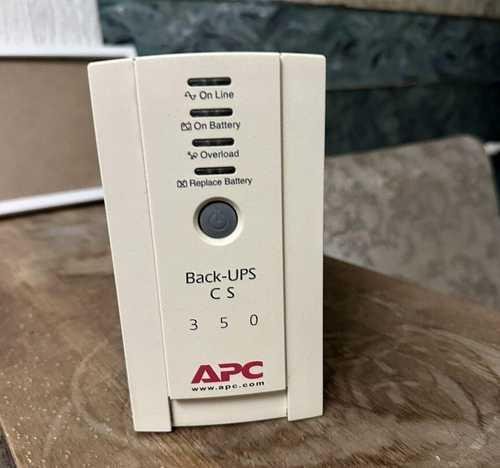 Ибп бесперебойник APC CS 350 Black-UPS