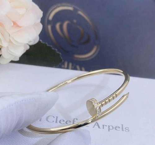 Браслет Картье Juste un Clou, золото 585 пробы 0,16ct