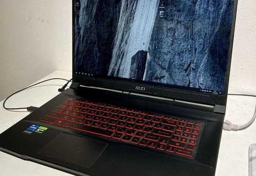 Игровой ноутбук 17.3" MSI Katana 17 B11UCX-897XRU, 256 ГБ, Core i5-11260H, RAM 8 ГБ, GeForce RTX 2050 4 ГБ