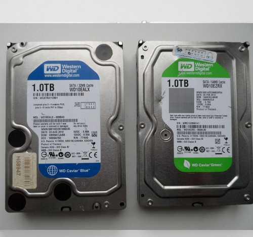 Жесткие диски WD 1tb не рабочие