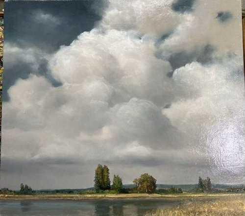 Картина маслом на холсте «Облака»