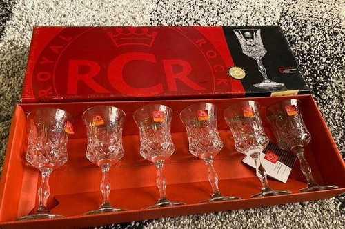Набор бокалов(рюмки) для вина 6шт.100 мл RCR