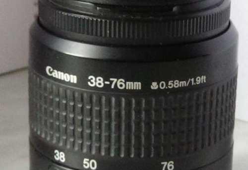 Объектив Canon EF 38-76mm 4.5-5.6