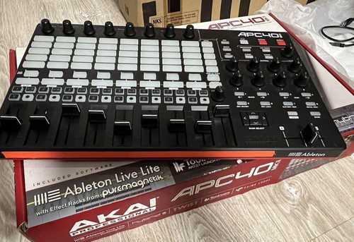 Akai APC 40 MK2 midi-контроллер