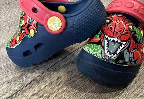 Сандалии crocs c6 (с подсветкой)