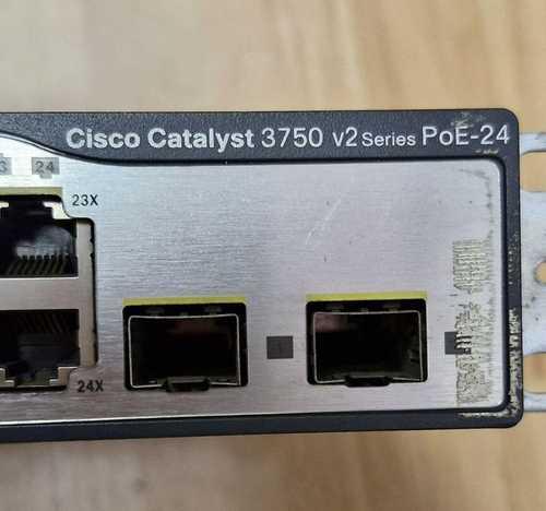 Коммутатор Cisco WS-C3750V2-24PS-S 24*POE