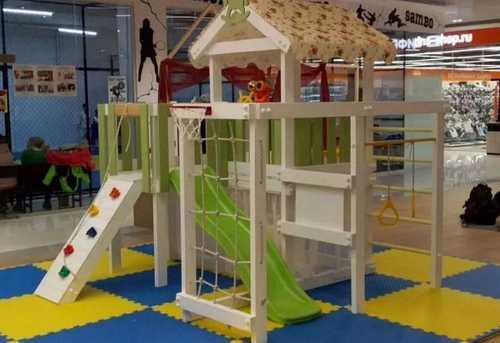 Игровой домик в квартиру с крышей и балдахином