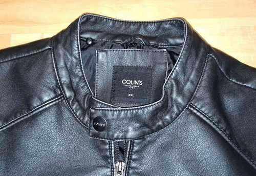 Кожаная куртка colins 52-54