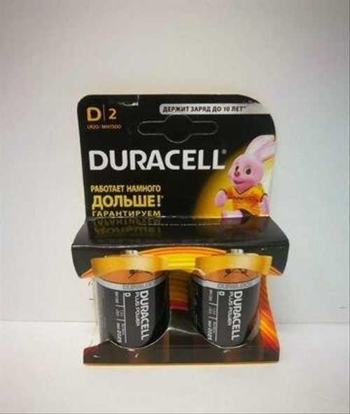 D/2B Батарейка Duracell Basic D LR20 2шт (WY-90429