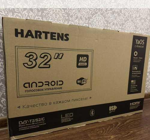 Новый телевизор Hartens HTY-32H06B