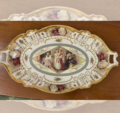 Блюдо фарфоровое l'etoile design de limoges