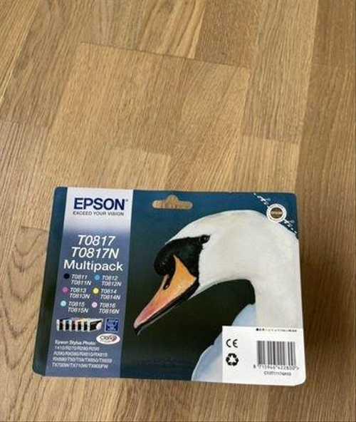 Картриджи epson T0817