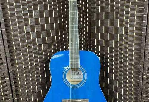 Акустическая гитара синяя
