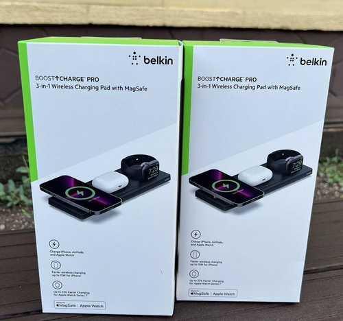 Belkin 3 in 1 Boost Charge Pro Charging Black