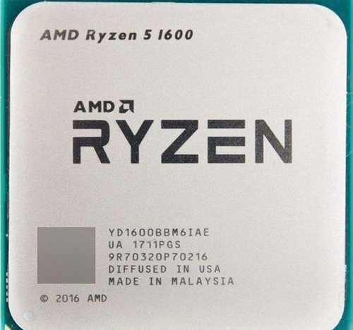 Процессор amd Ryzen 5 1600