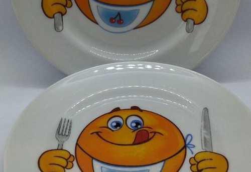 Детские тарелки 2шт одним лотом до 1991 г СССР