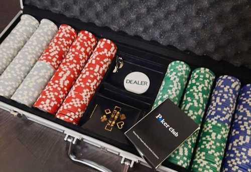 Покерный набор, 500 фишек, 14 гр