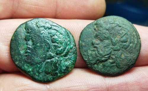 Античные монеты Обол. 2 шт