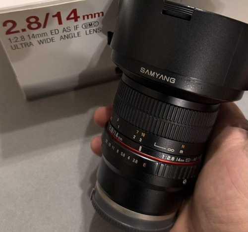 Объектив Samyang 14 mm 2,8 Sony FE