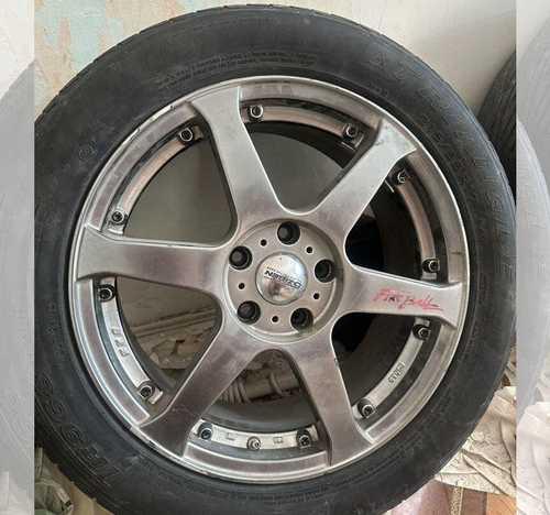 Диски литые R17 5x114.3 5Zigen Fireball Япония