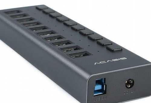 Acasis Multi USB 3.0 концентратор, хаб 10 портов